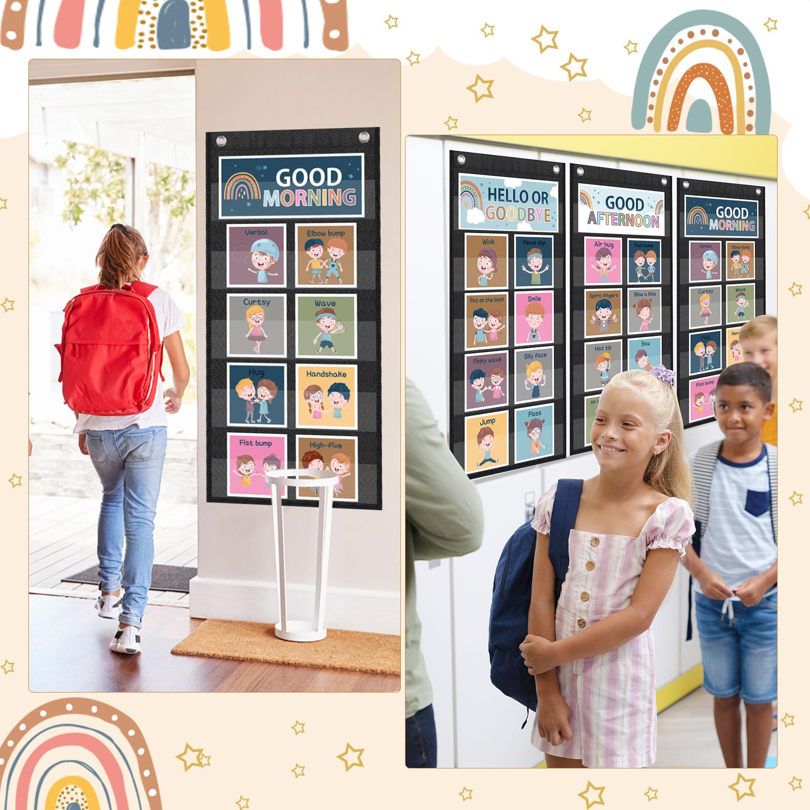 Snapklik.com : Pasimy Morning Meeting Greetings Classroom Chart