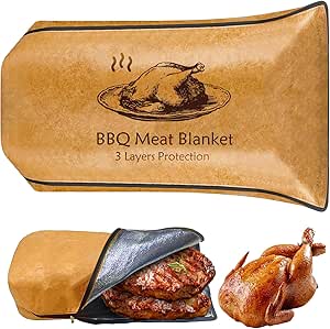 Amazon.com: Vazioyar BBQ Meat Blanket,Grilling Bags,BBQ Blanket for ...