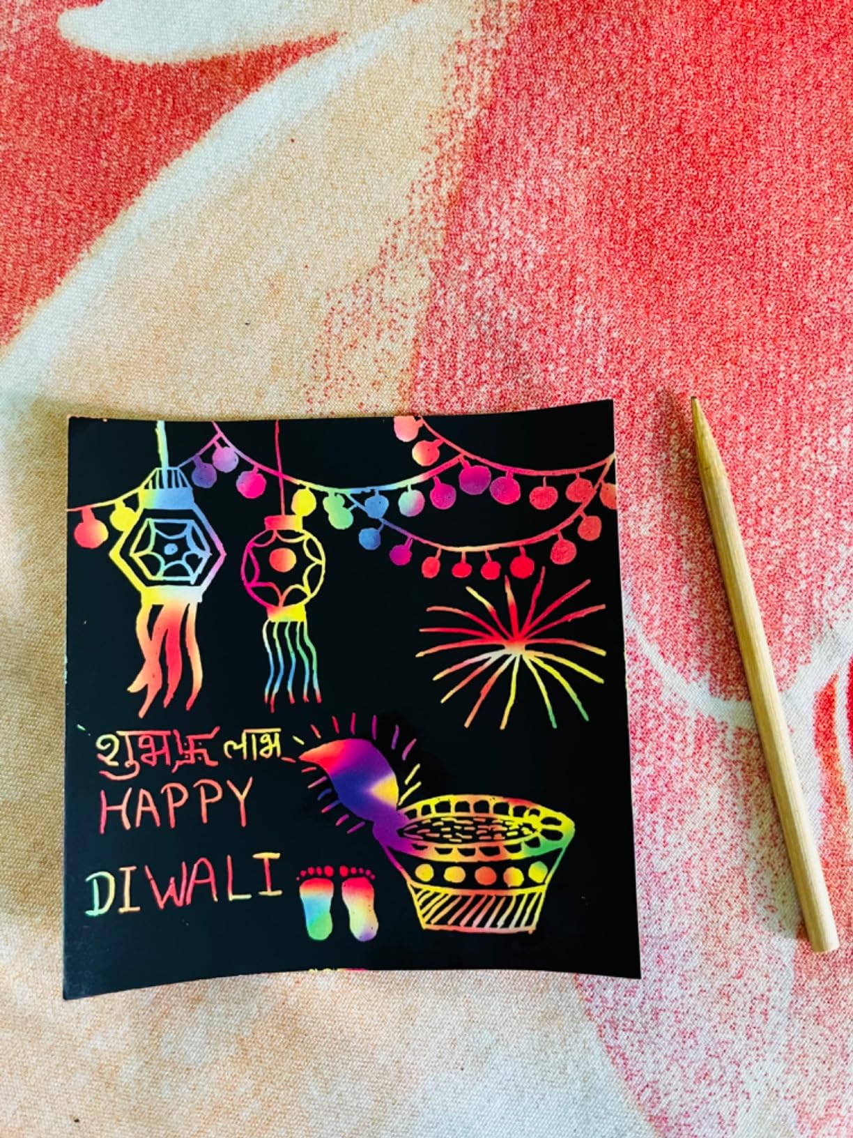 Satvik Homz Kids Scratch Book Magic Books Paper Art Activity NoteBook ...