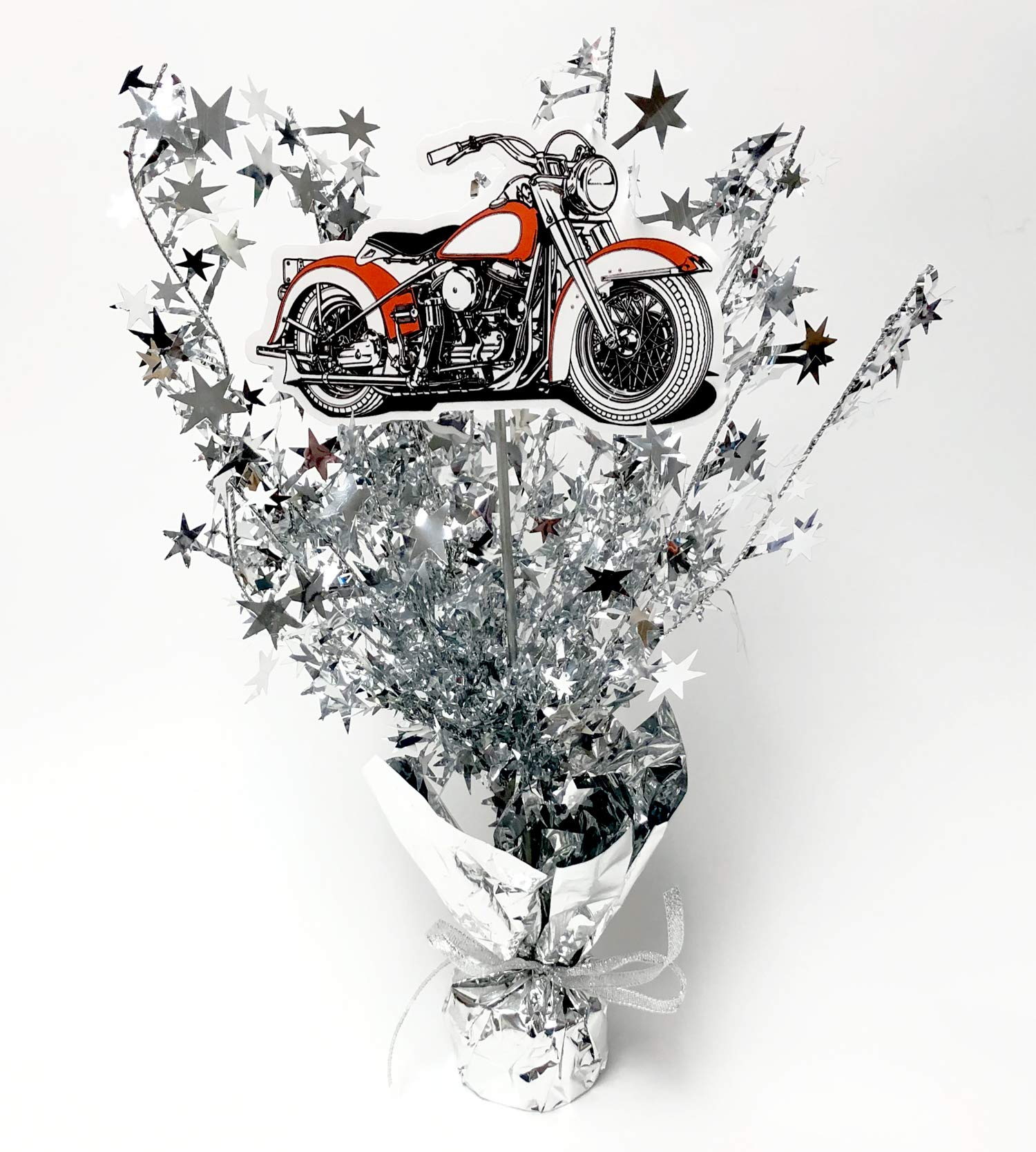 Amazon.com: Motorcycle HAWG Biker- Silver Star Centerpiece (Each ...