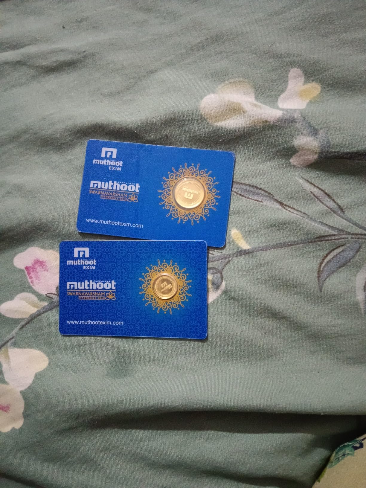 Muthoot Pappachan Swarnavarsham Hallmarked Gold Coin