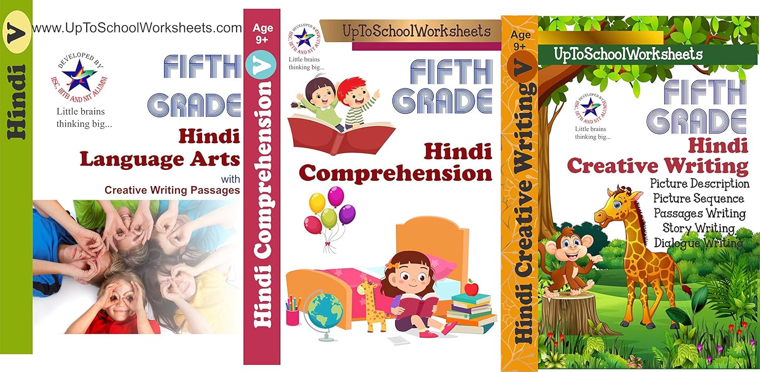 Buy Hindi Grammar, Hindi Comprehension, Hindi Creative Writing ...