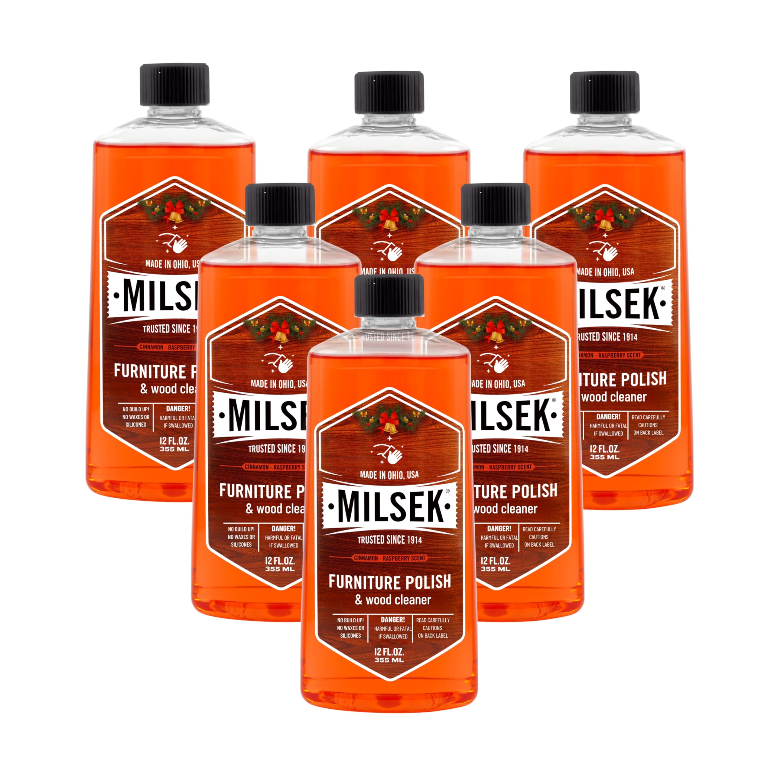 Amazon.com: Milsek Furniture Polish and Wood Cleaner with Cinnamon ...