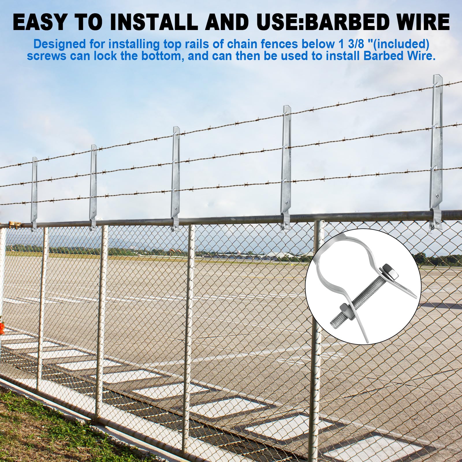 Chain Link Fence Extension Arms Wholesale Factory Prices Galvanized
