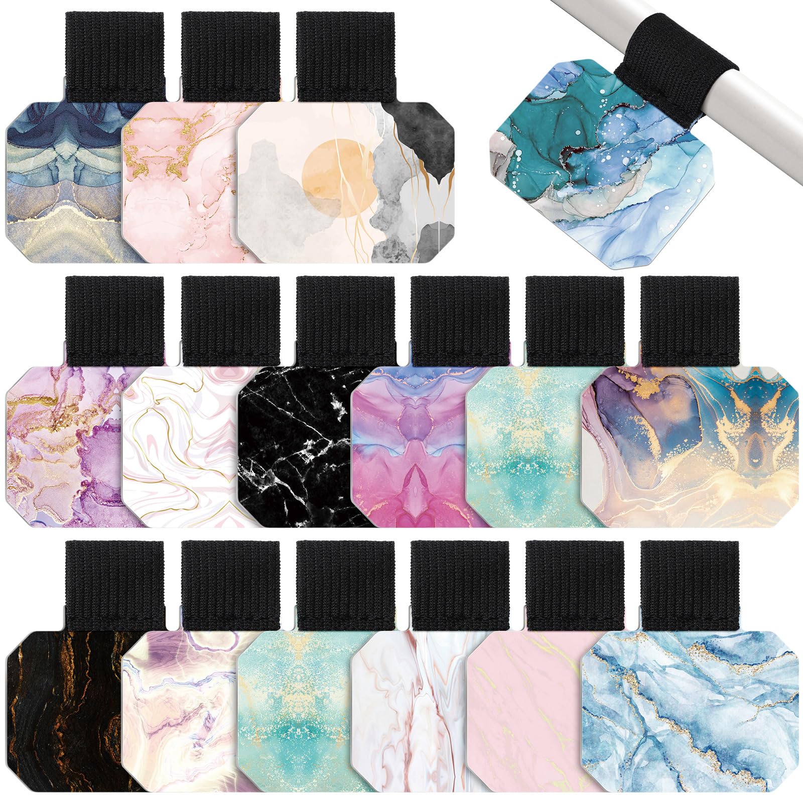 Amazon.com : Woanger 16 Pack Pen Loop Holder for Notebook Self Adhesive ...