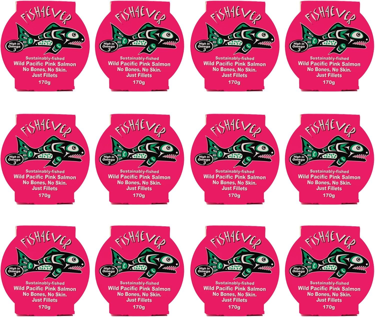 Fish 4 Ever | Pink Pacific Wild Salmon In Brine - Sustainably Fished ...