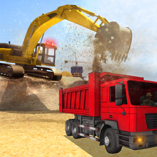 Heavy Excavator Dump Truck 3D: Construction Machines Driving Simulator ...