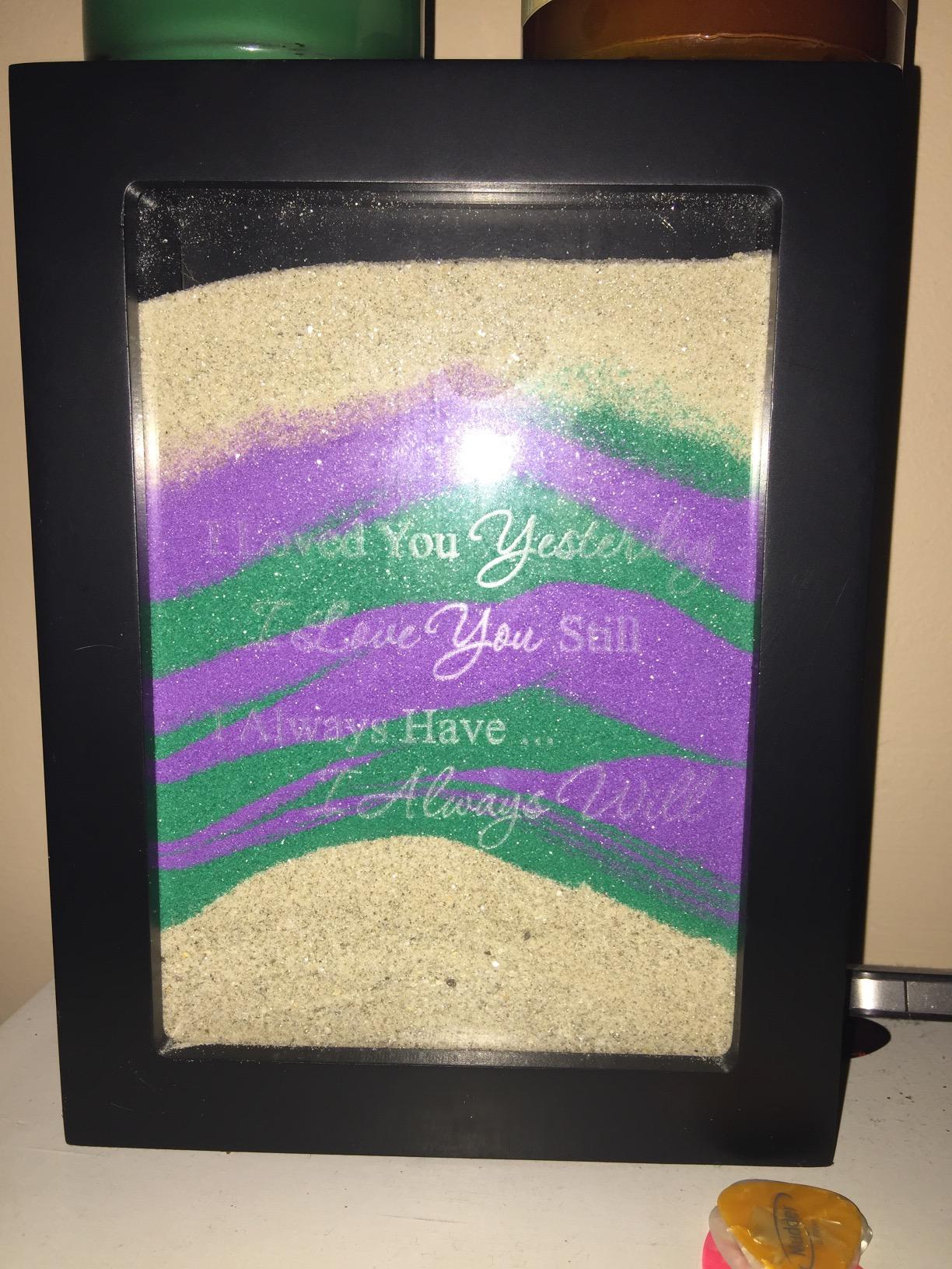Amazon.com: Cathy's Concepts Wedding Unity Sand Ceremony Shadow Box ...