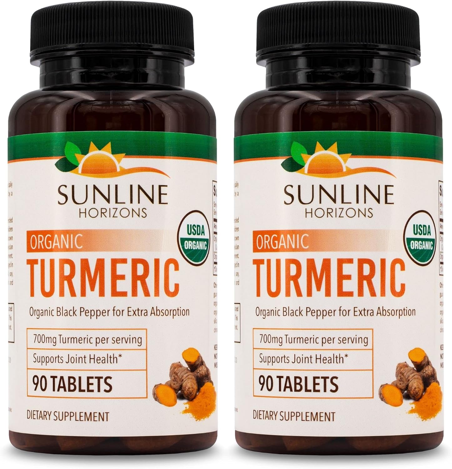 Amazon.com: Sunline Horizons Organic Turmeric Curcumin with Black ...