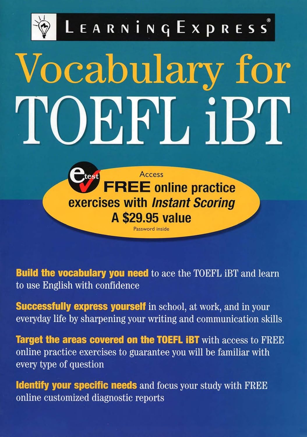 Amazon.com: TOEFL iBT Vocabulary: 9781576856321: LearningExpress LLC ...