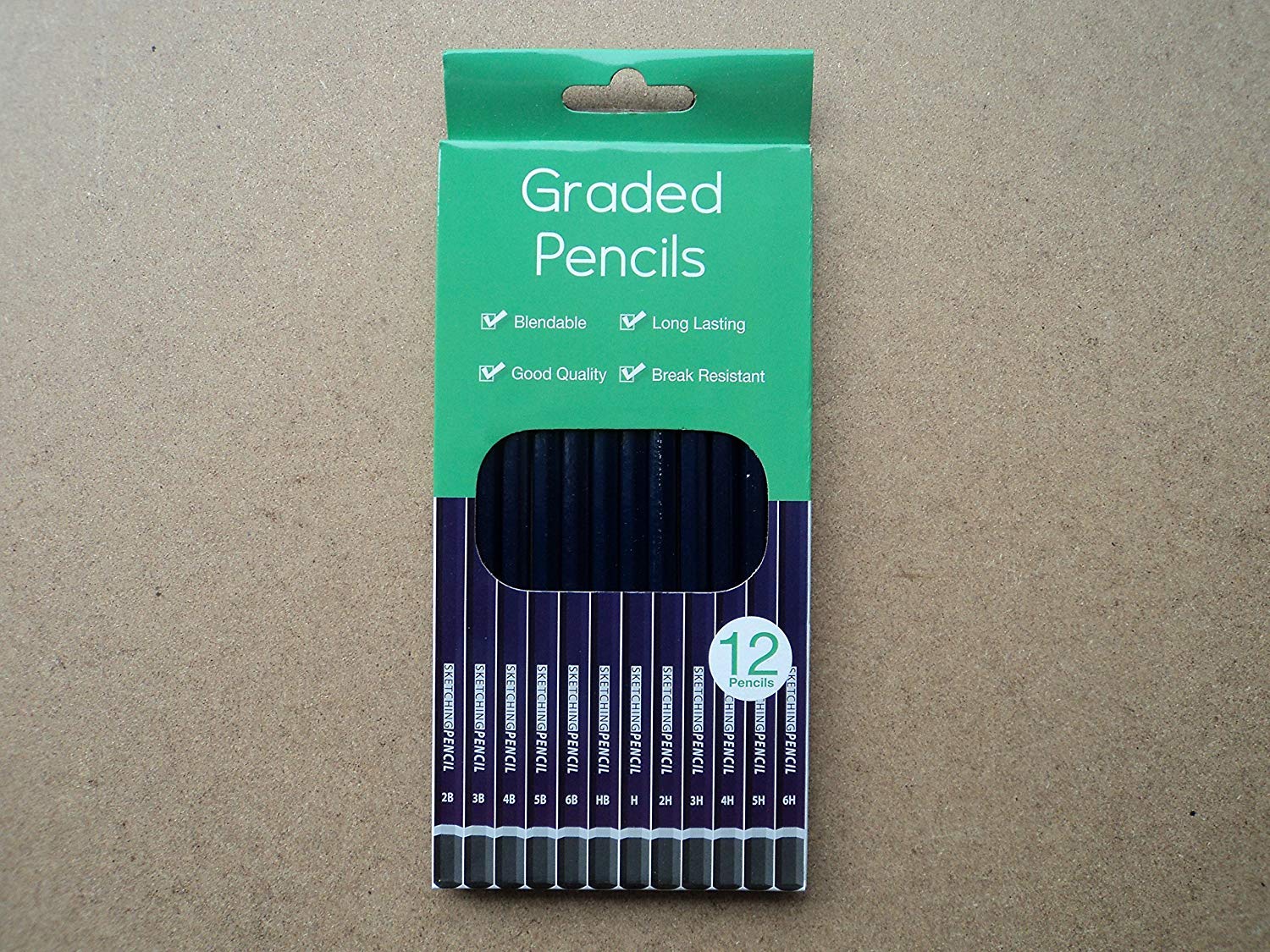 Pack of 12 graded pencils : Amazon.co.uk: Stationery & Office Supplies