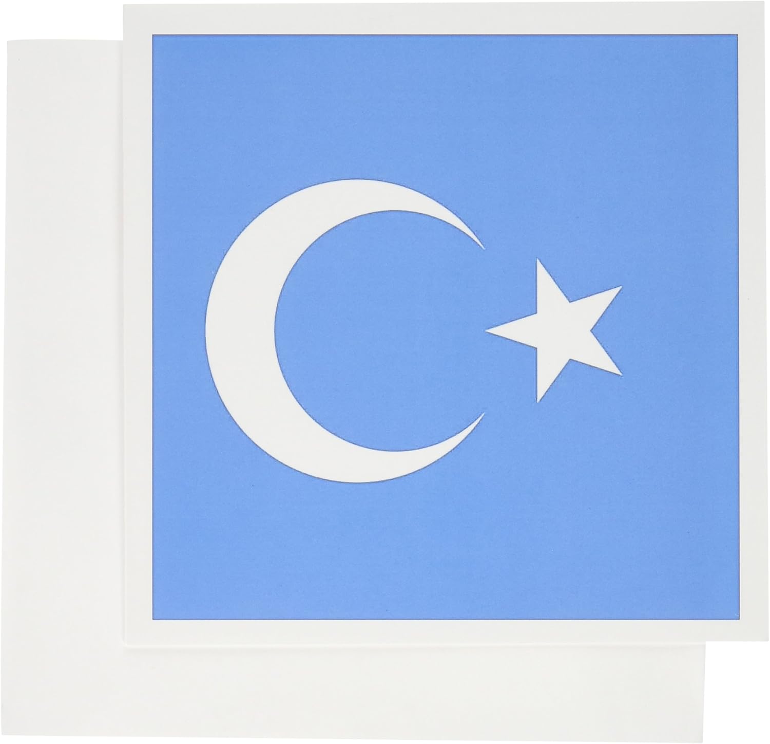 Bandeira do Turquestão do Leste - Kokbayraq - Kok Bayraq - Cartões de ...