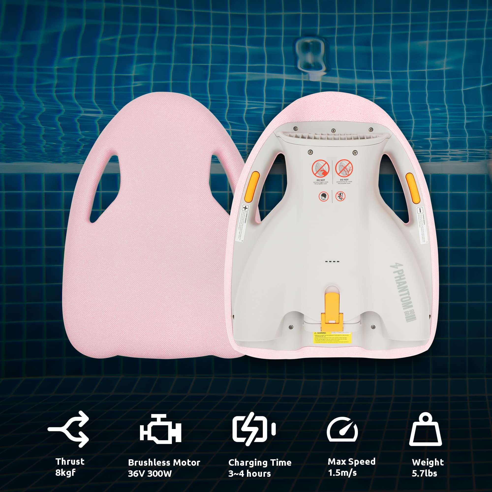 Snapklik.com : Phantomgogo Under Water Scooter Swimming Kickboard 300W ...