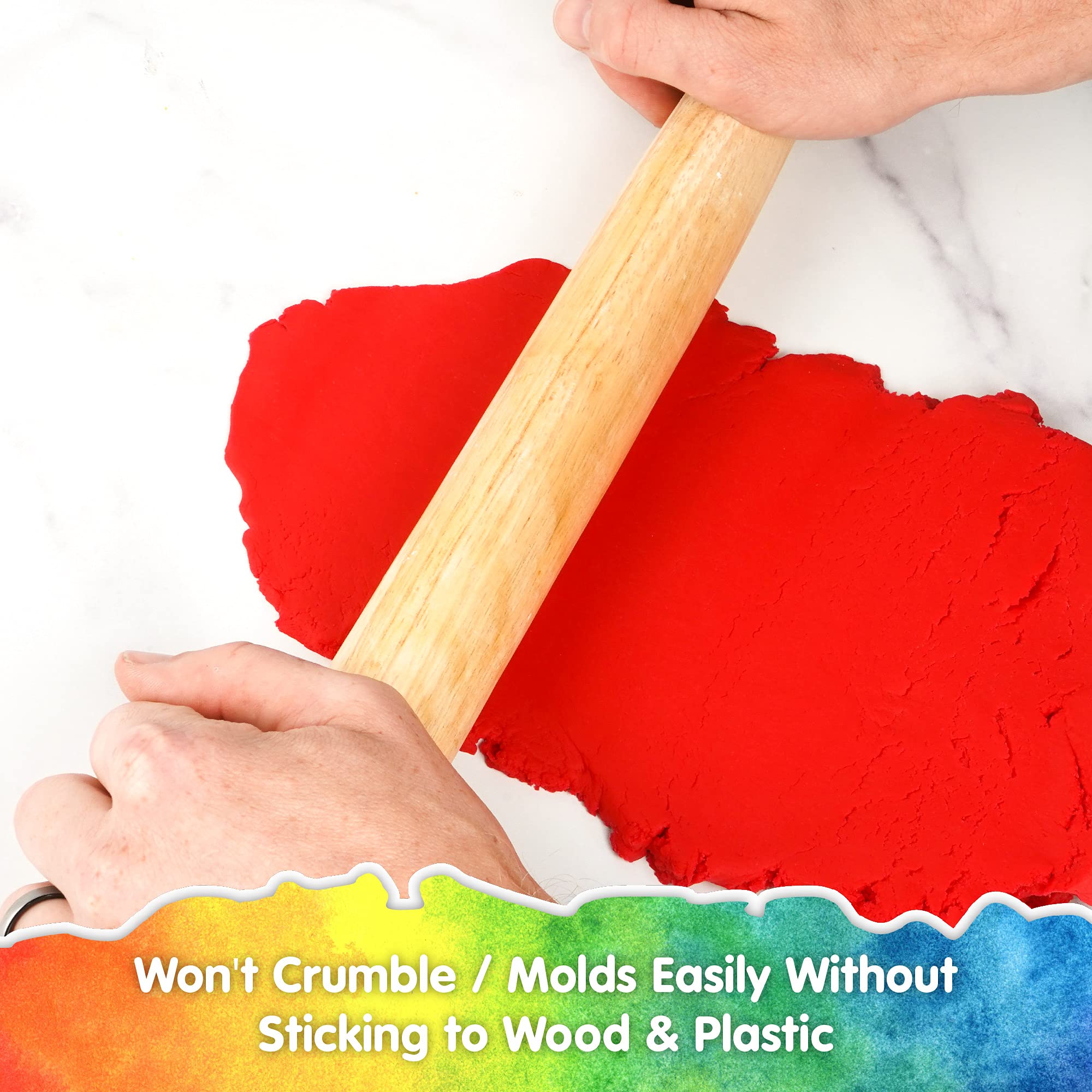 Colorations Playdough for Kids (Set of 6 - 3lb. Tubs) - Vibrant Play ...