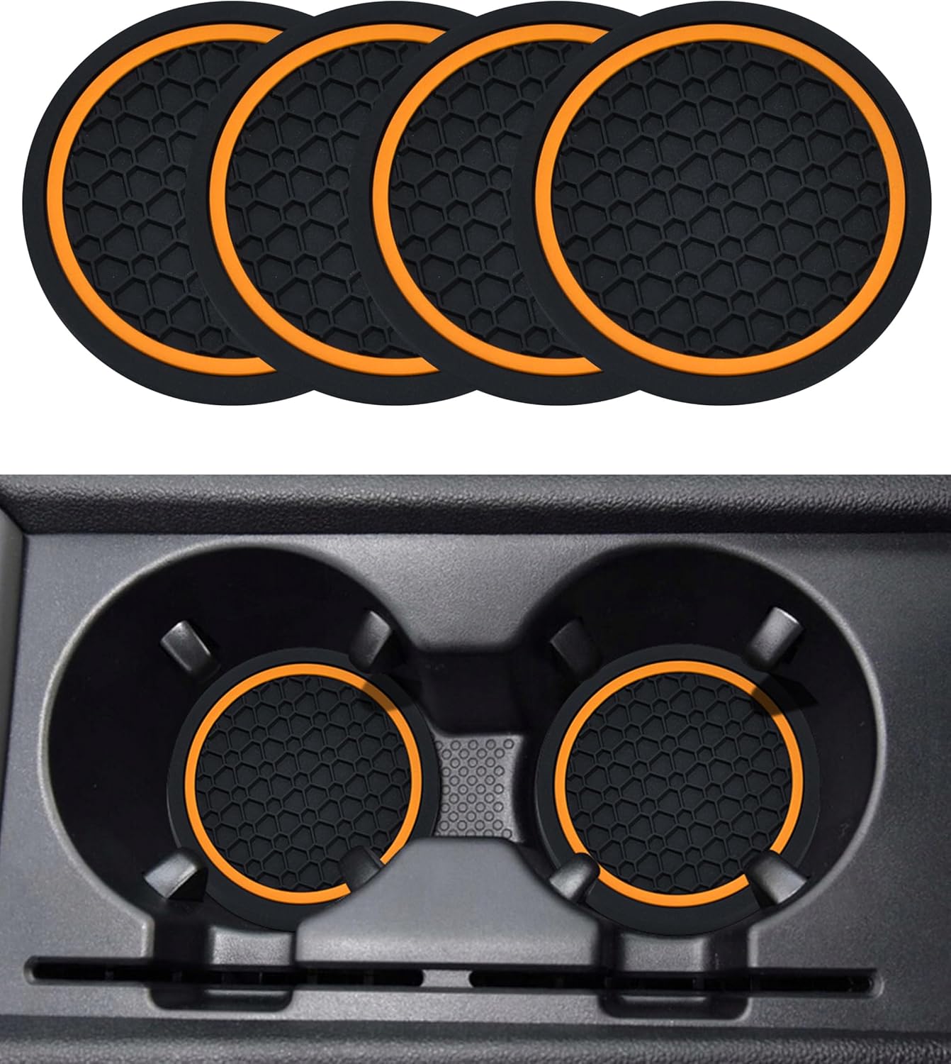 Amazon.com: SCUARI 4PCS Car Coasters,Car Cup Coasters,Car Coasters for ...