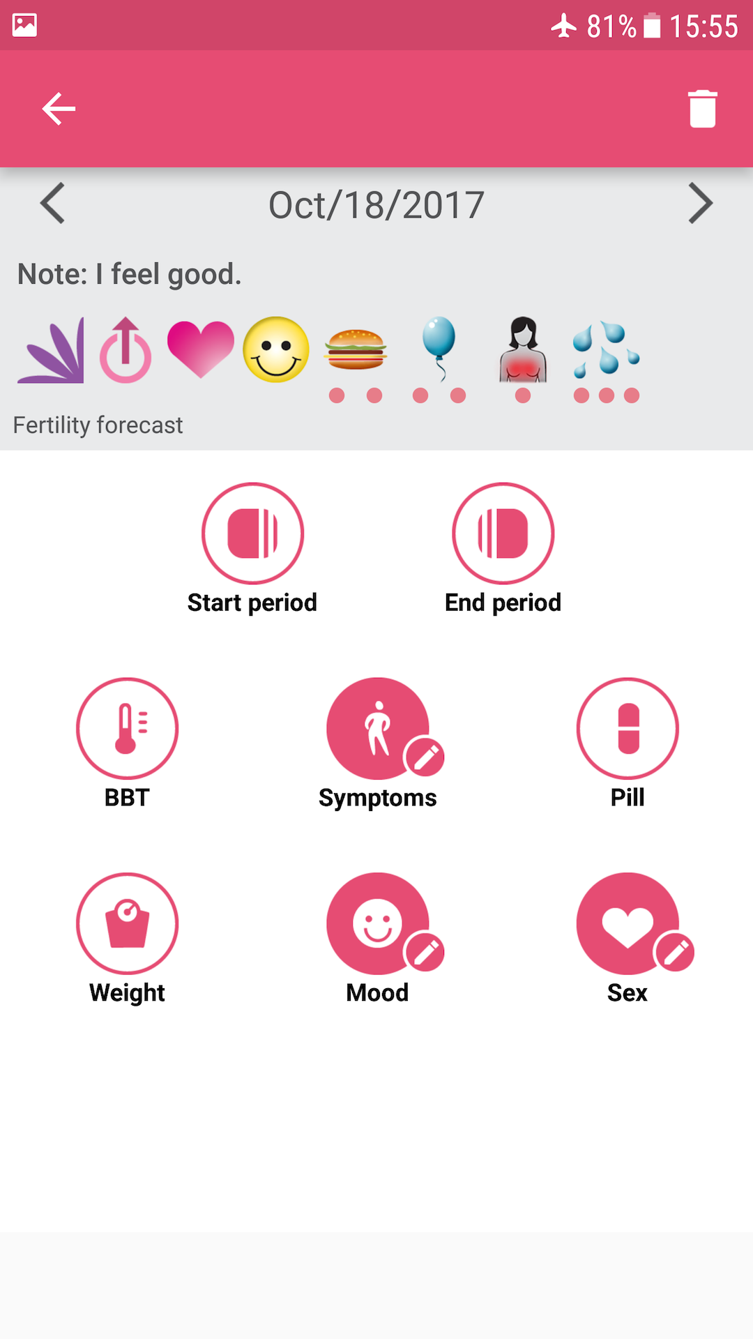 WomanLog Calendar - App on Amazon Appstore