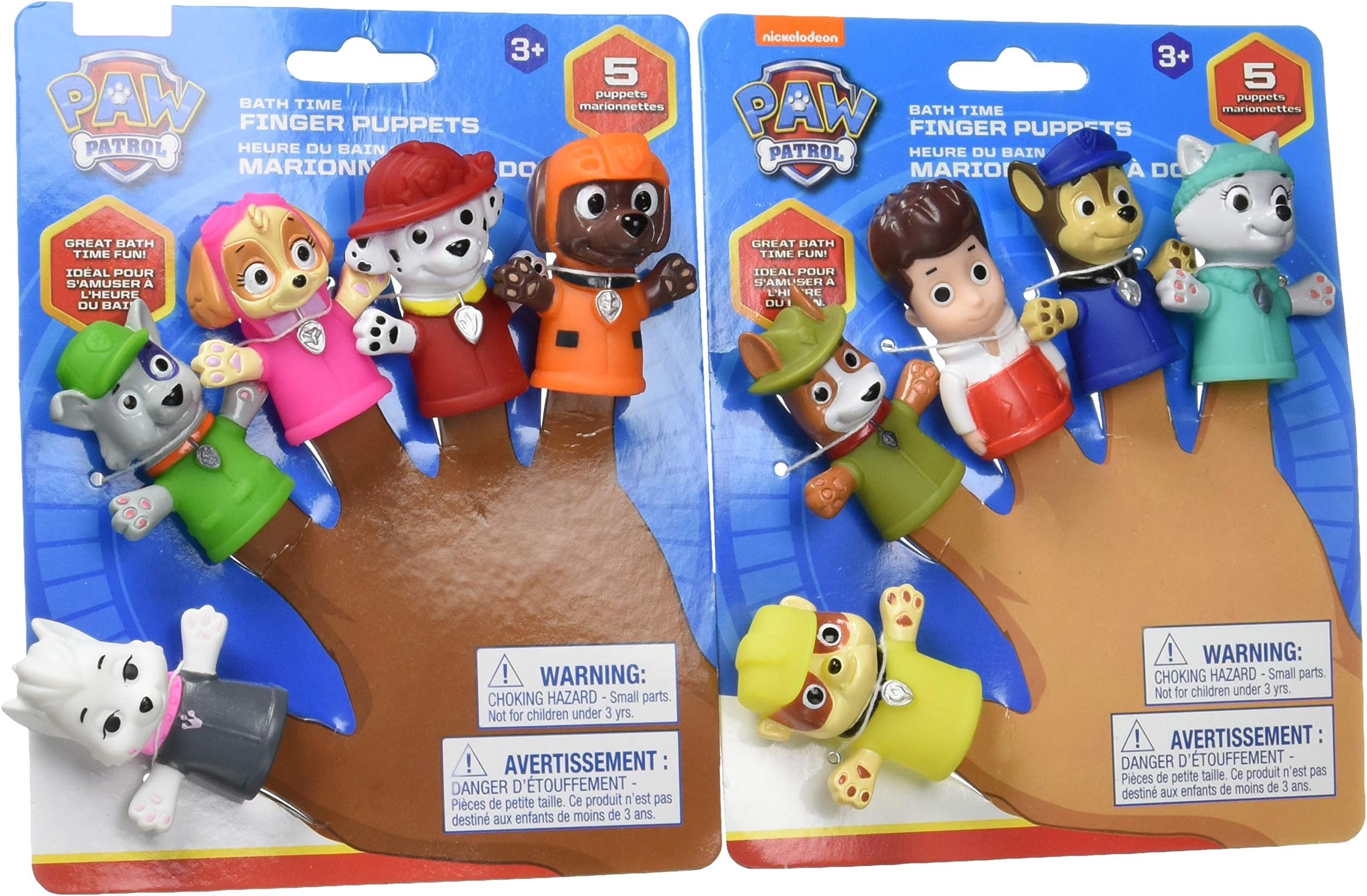 Amazon.com : Ginsey Piece Party Finger Puppet Set, Paw Patrol, Pack ...