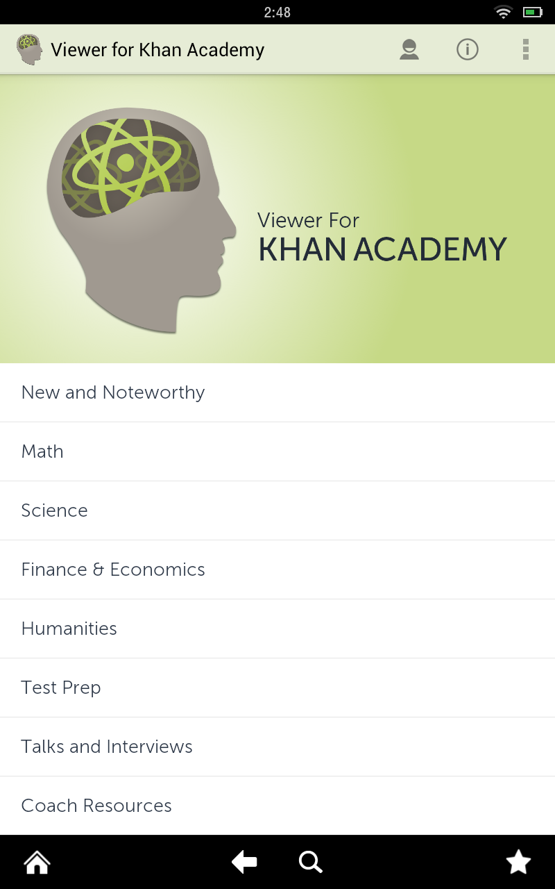 Viewer for Khan Academy (Kindle Tablet Edition) - App on Amazon Appstore