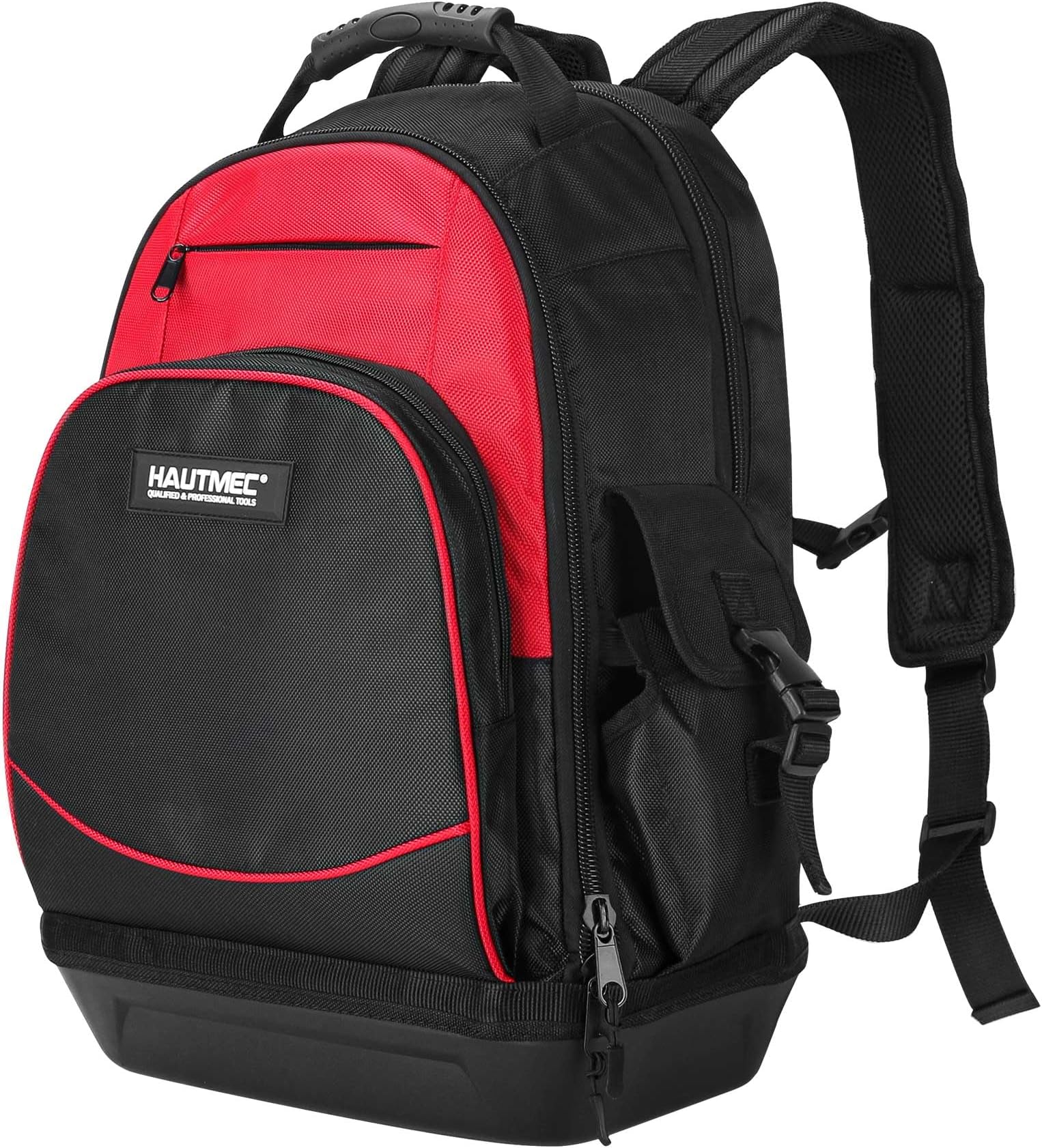 HAUTMEC Pro Tool Backpack,1680D Heavy Duty Tool Organizer Bag with ...