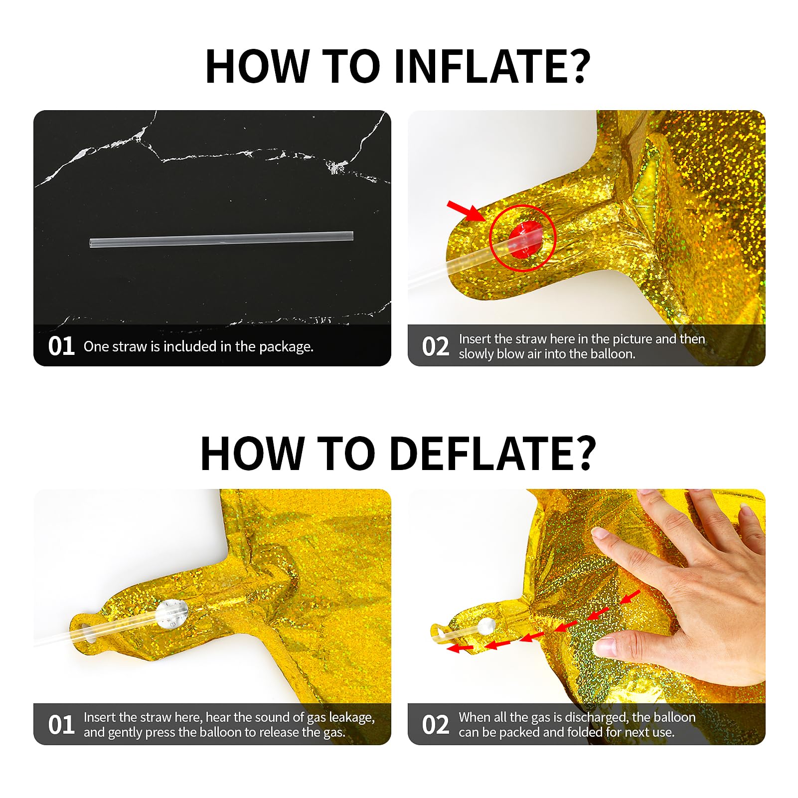 Snapklik.com : 40 Inch Gold Large Numbers Balloon, Birthday Party ...