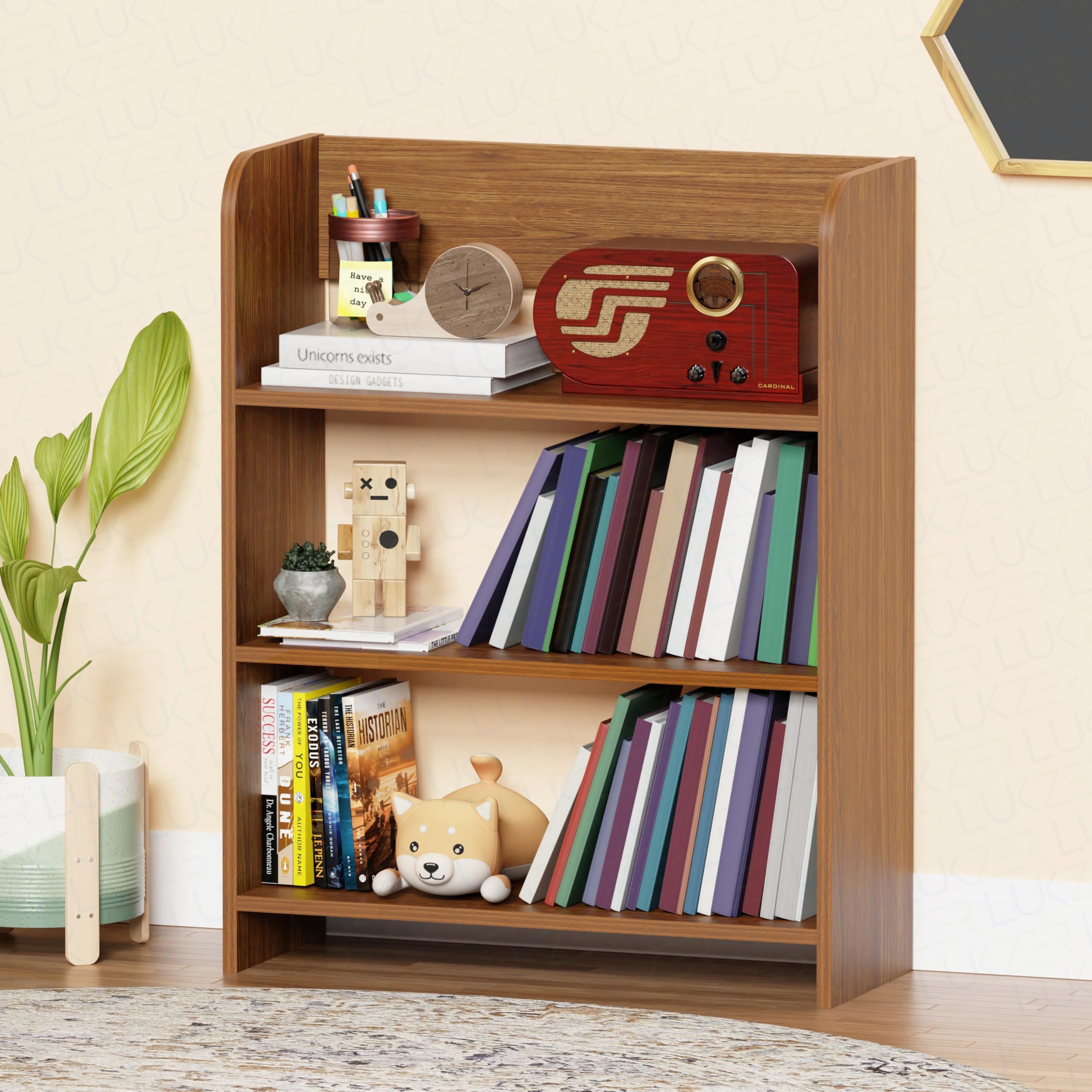 ABOUT SPACE Bookshelf for Home - 5 Tier Books Rack for Study Room ...
