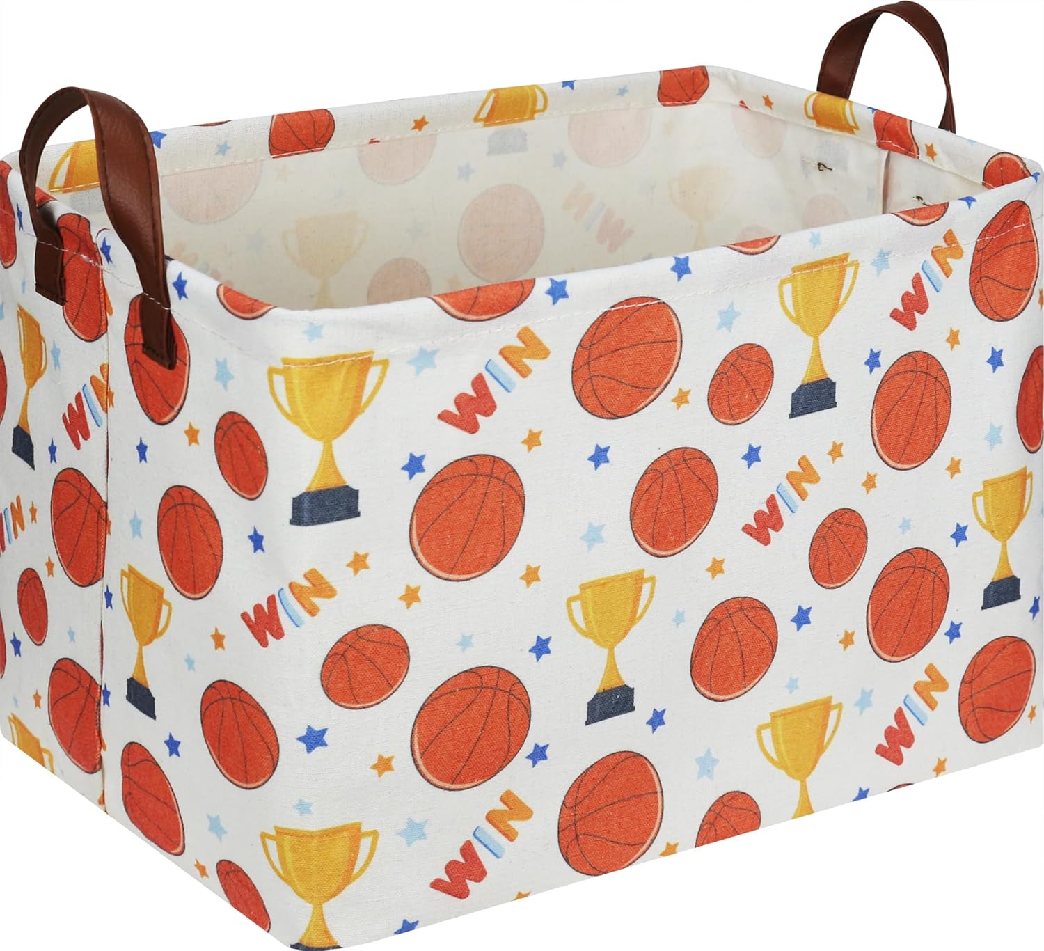 Amazon.com: CLOCOR Rectangular Basketball Basket,Storage Basket Empty ...