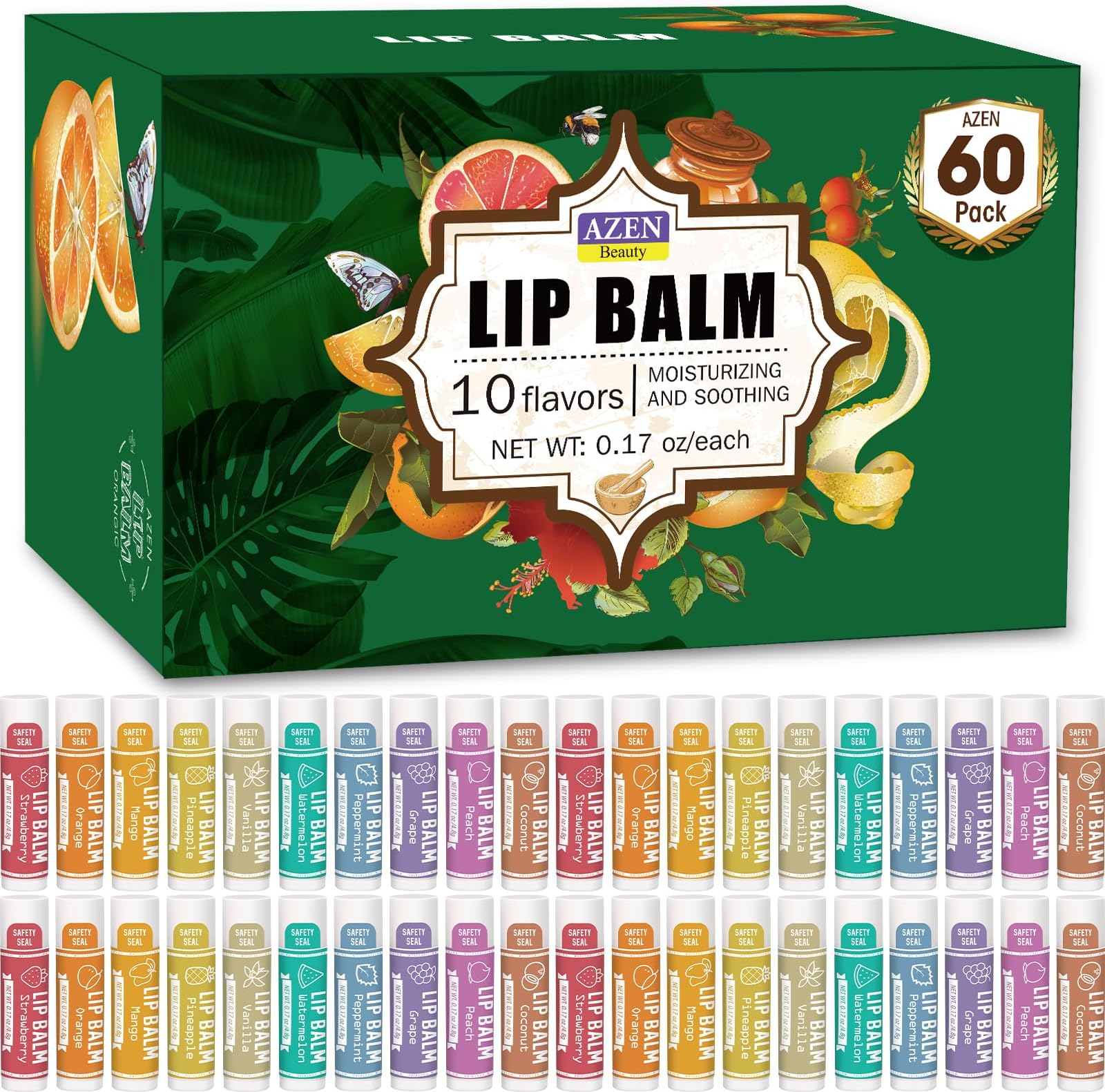 Amazon.com : Sacubee 50 Sets Lip Balms Christian Gifts for Women ...