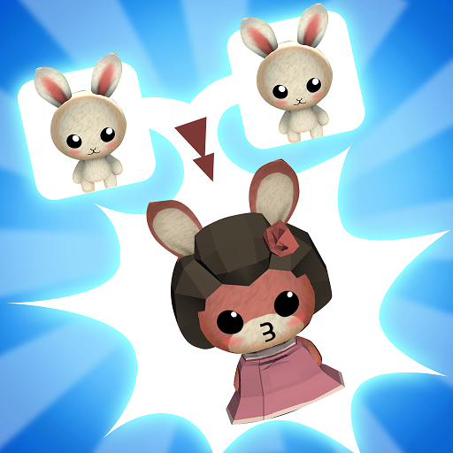 Merge Bunnies: Idle Evolution. Idle merge game. Rabbit evolution game ...
