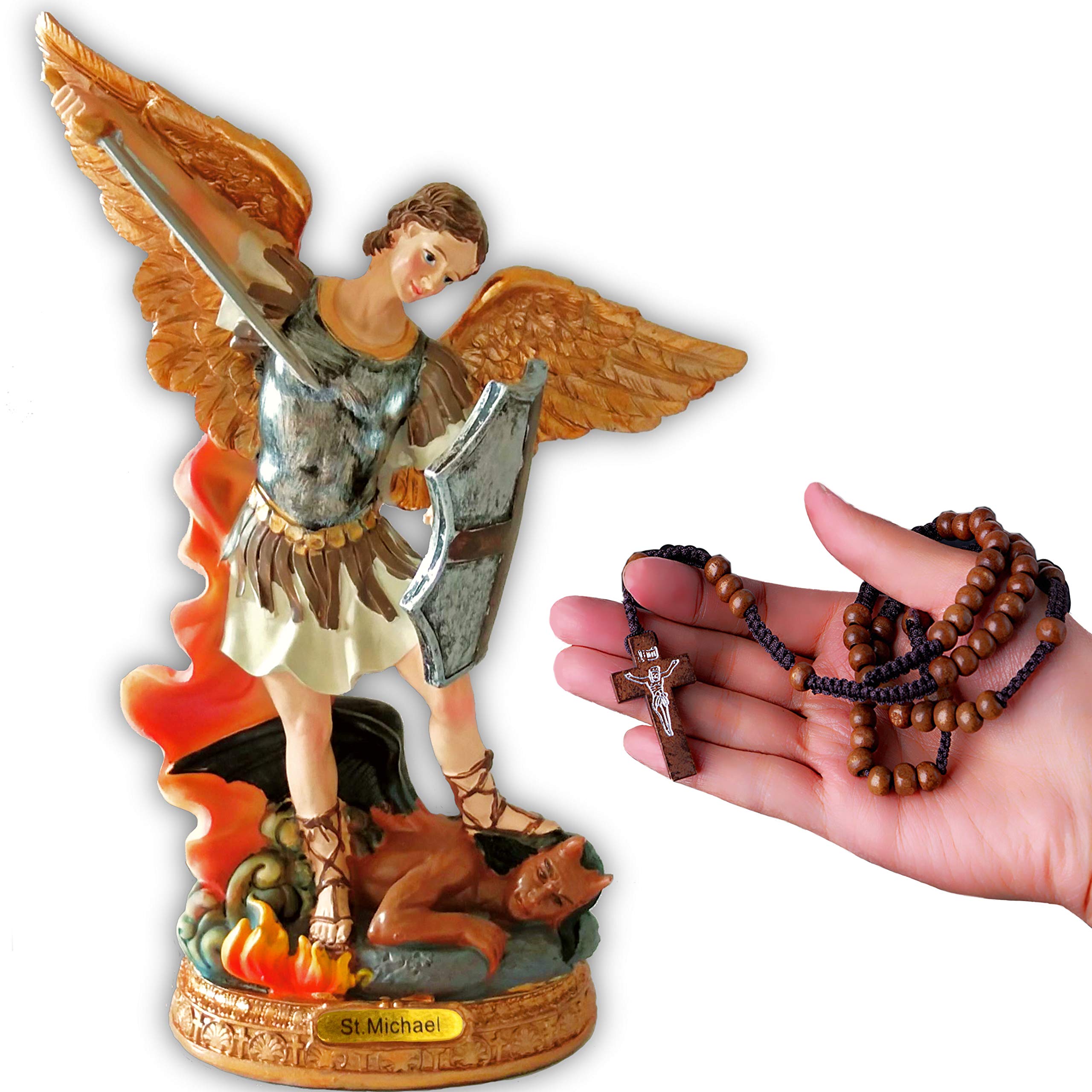 Buy San Miguel Arcangel Statue, St Michael Statue Archangel Michael ...