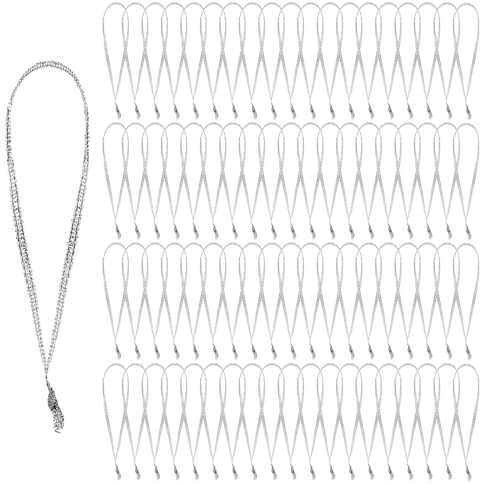 Amazon.com: JUNEBRUSHS 300Pcs Christmas Ornament Ribbon Hangers, Hand ...