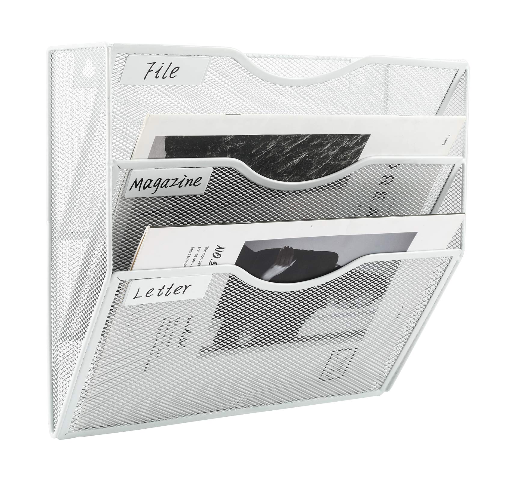 Snapklik.com : EasyPAG Wall File Holder 3 Tier Mesh Office Letter-Sized ...