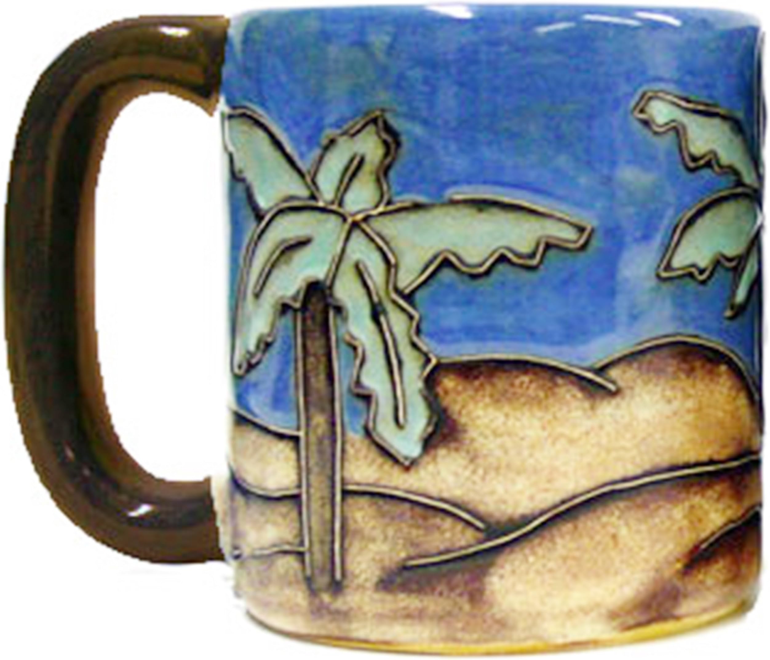 Amazon.com | Mara Stoneware Mug - Cactus - 16 oz: Coffee Cups & Mugs
