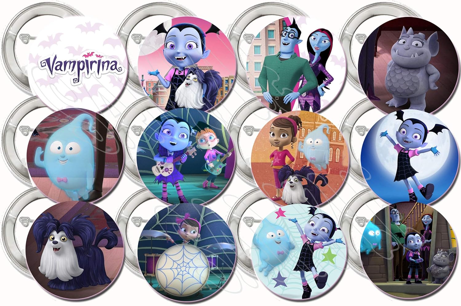 Amazon.com: VAMPIRINA Buttons Party Favors Supplies Decorations ...