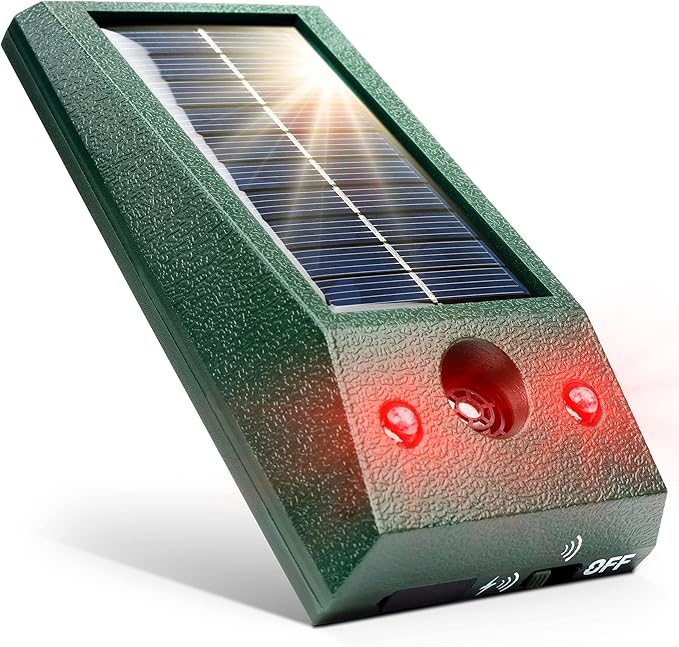 GARDIGO® Solar Tierabwehr Basic I Vertreibt Hunde, Katzen, Mäuse ...