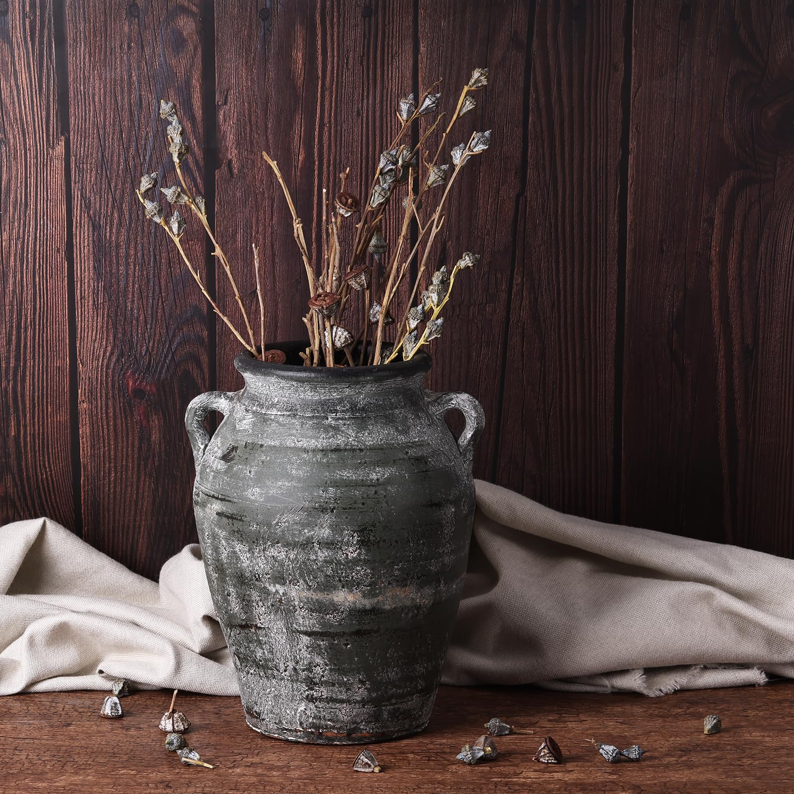 Rustic Wide Mouth Vases Large Rustic Vase
