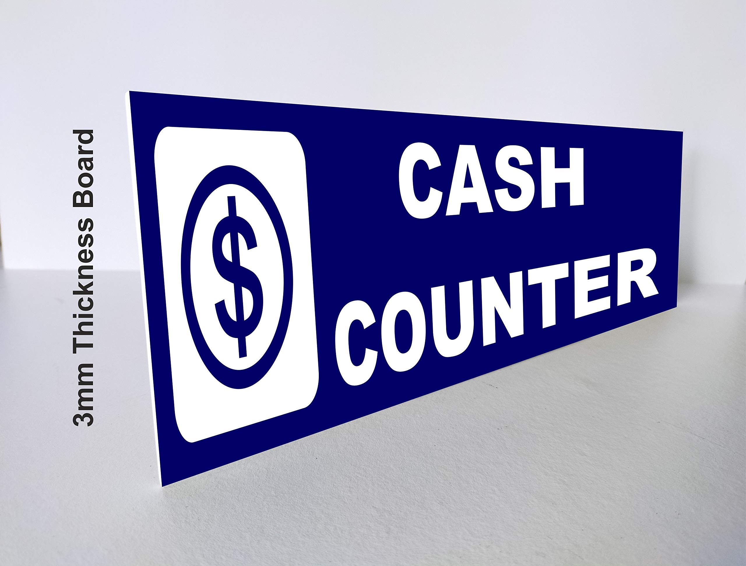 Buy SIGN EVER Cash Counter Bank Sign Boards For Hotel Restaurant ...