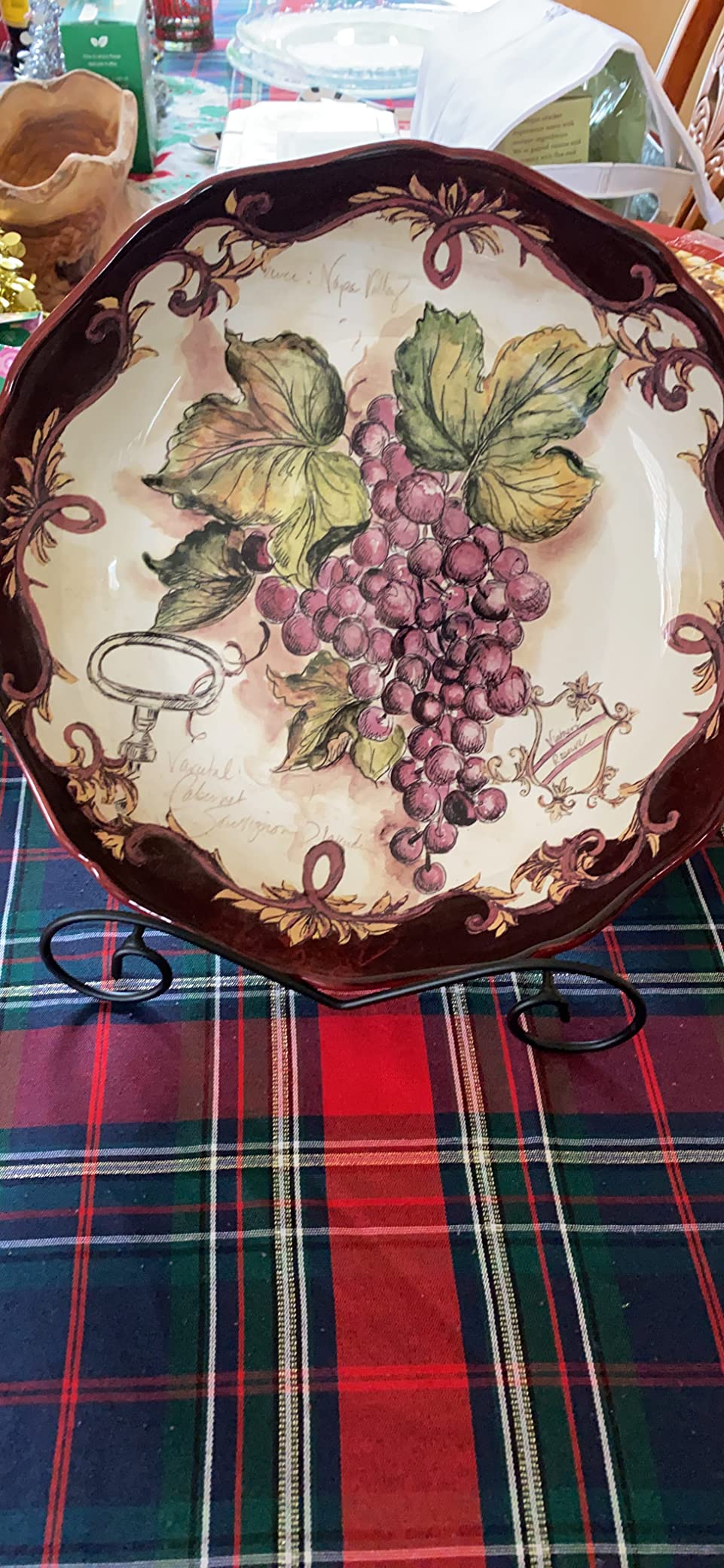 Amazon.com: Home-X Large Black Metal Bowl Stand Display : Home & Kitchen