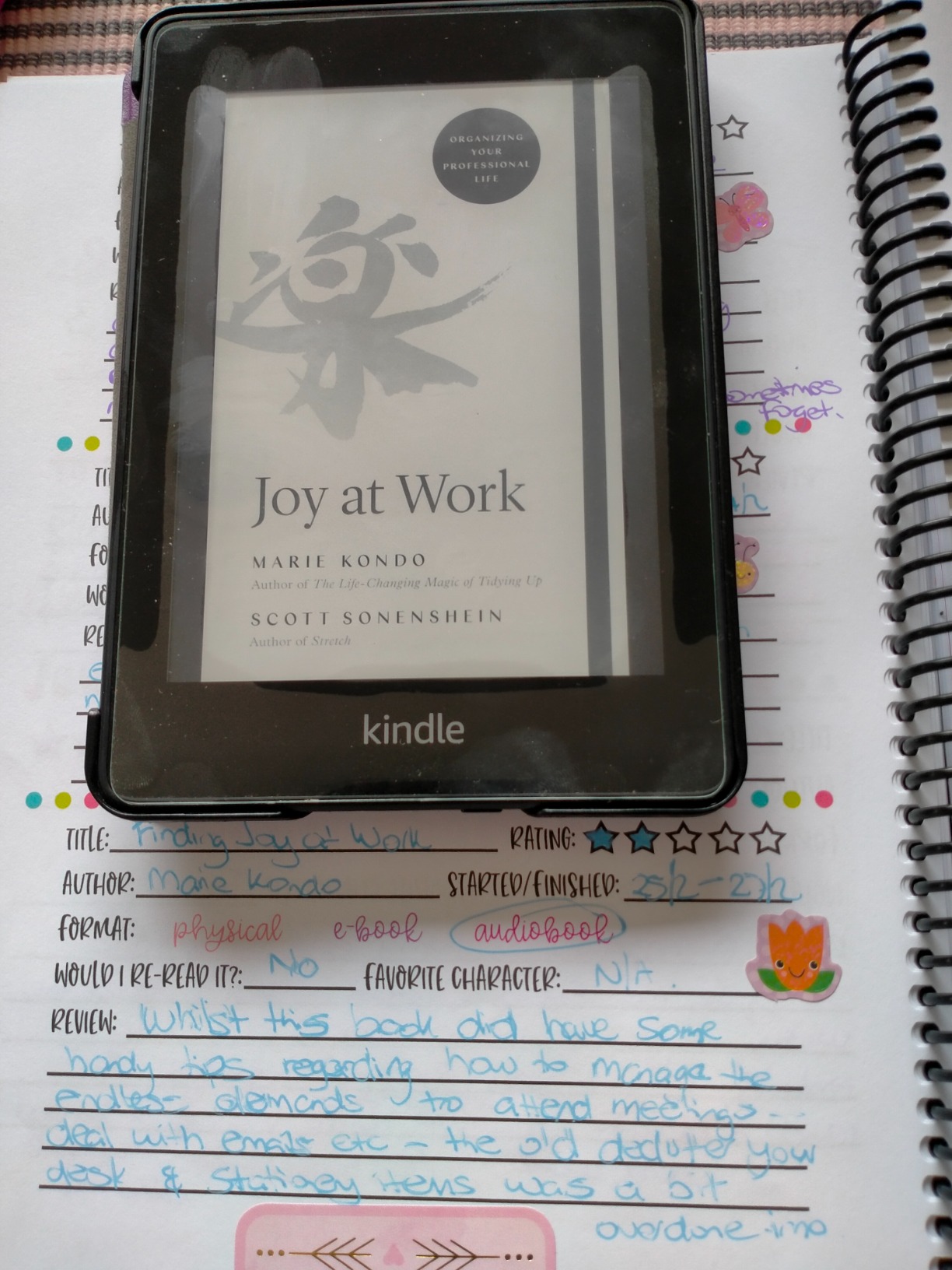 Joy at Work: Organizing Your Professional Life : Kondo, Marie ...