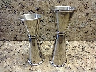 Amazon.com: Briout Jigger for Bartending, Double Cocktail Jigger Japanese Premium 304 Stainless ...