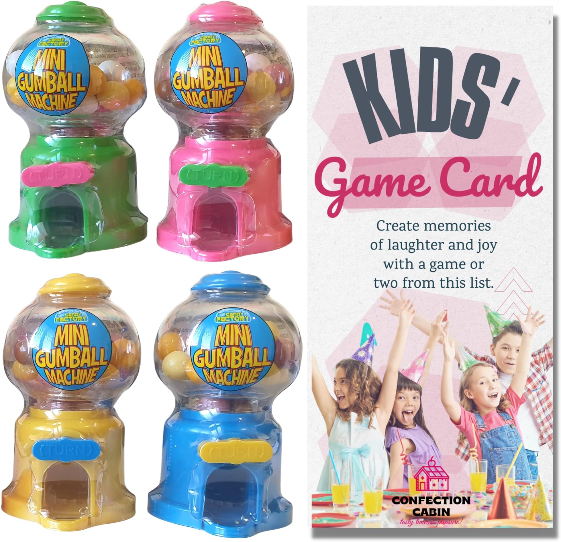 CKB LTD Large Gumball Machine Retro Sweet Dispenser Storage Piggy Bank ...
