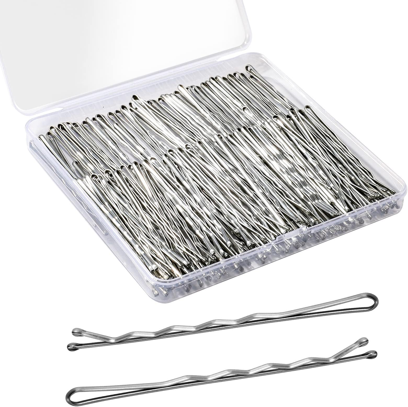 Amazon.com : 200Pcs 2.75" Large Bobby Pins Silver, Jumbo Bobby Hair ...