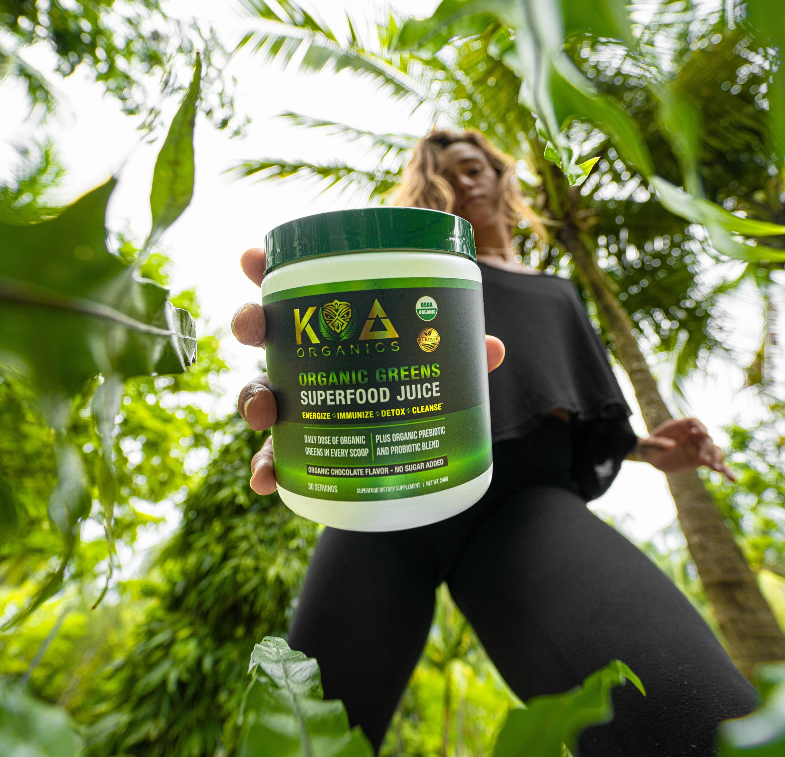 Snapklik.com : KOA Organics Greens Superfood Juice Powder - USDA ...