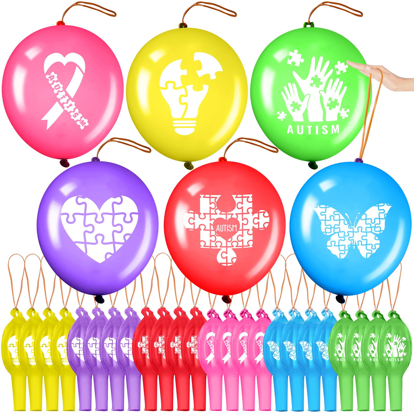 Amazon.com : Capoda 30 Pcs Autism Awareness Balloons Autism Awareness ...