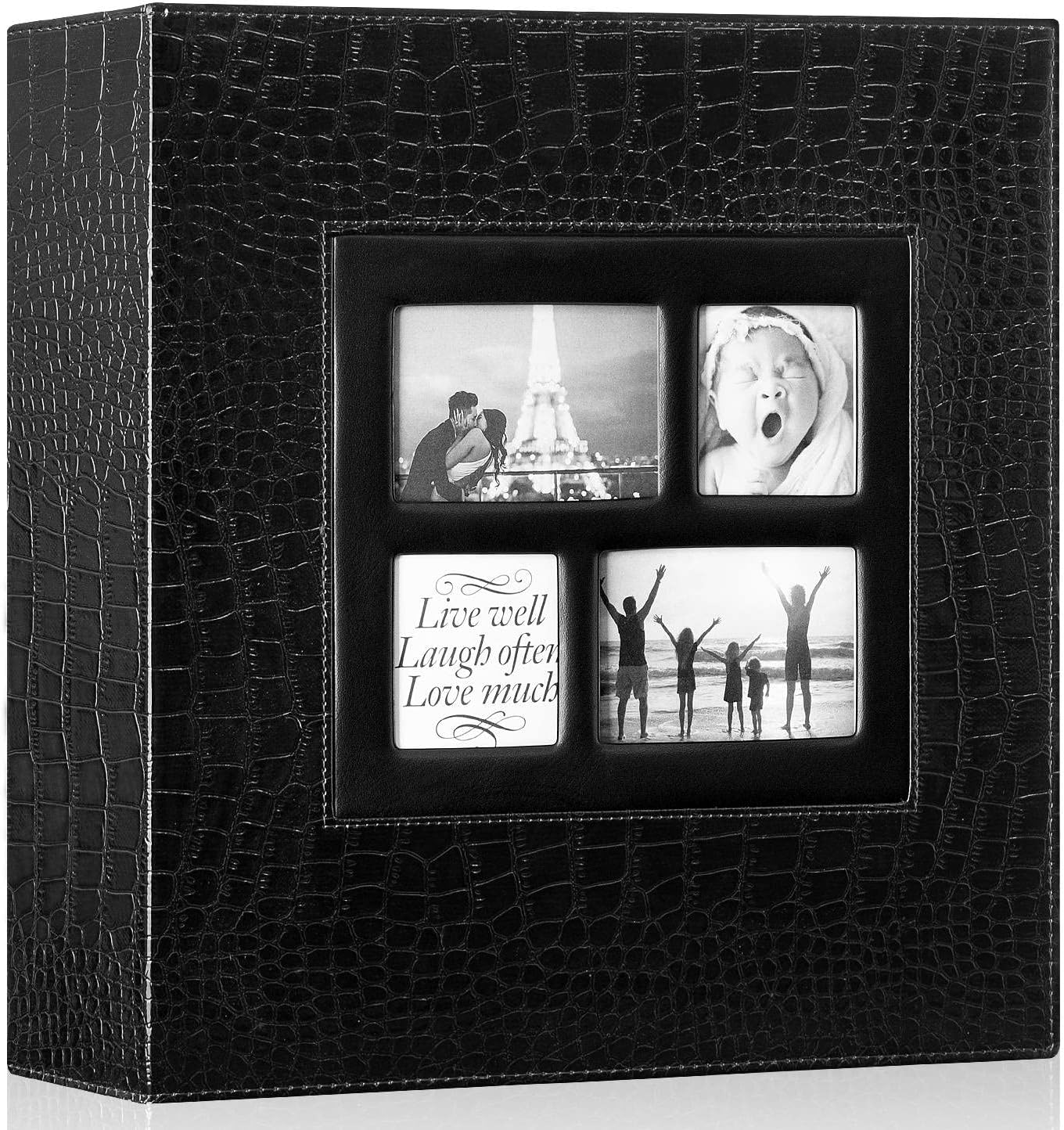 Amazon.com: Ywlake Photo Album 4x6 600 Pockets Photos Croco, Extra ...