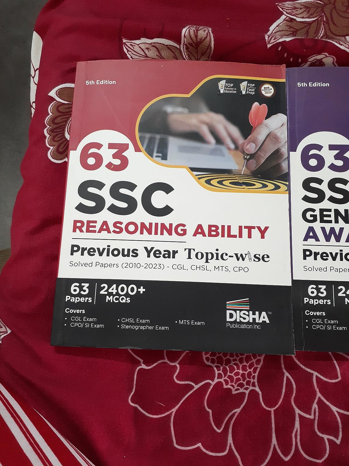 Buy Disha 63 SSC Reasoning Ability Previous Year Topic-wise Solved ...