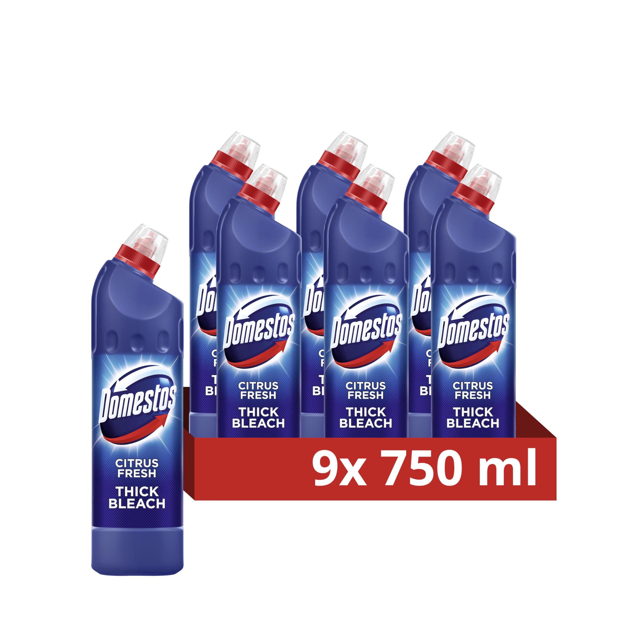 Buy Domestos Original Thick Bleach eliminates 99.9% of bacteria and ...