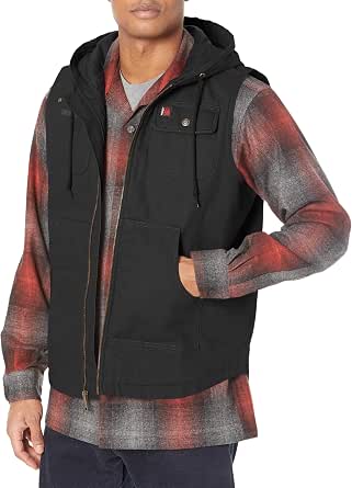 Amazon.com: Wrangler Riggs Workwear Men's Duck Work Vest: Clothing ...