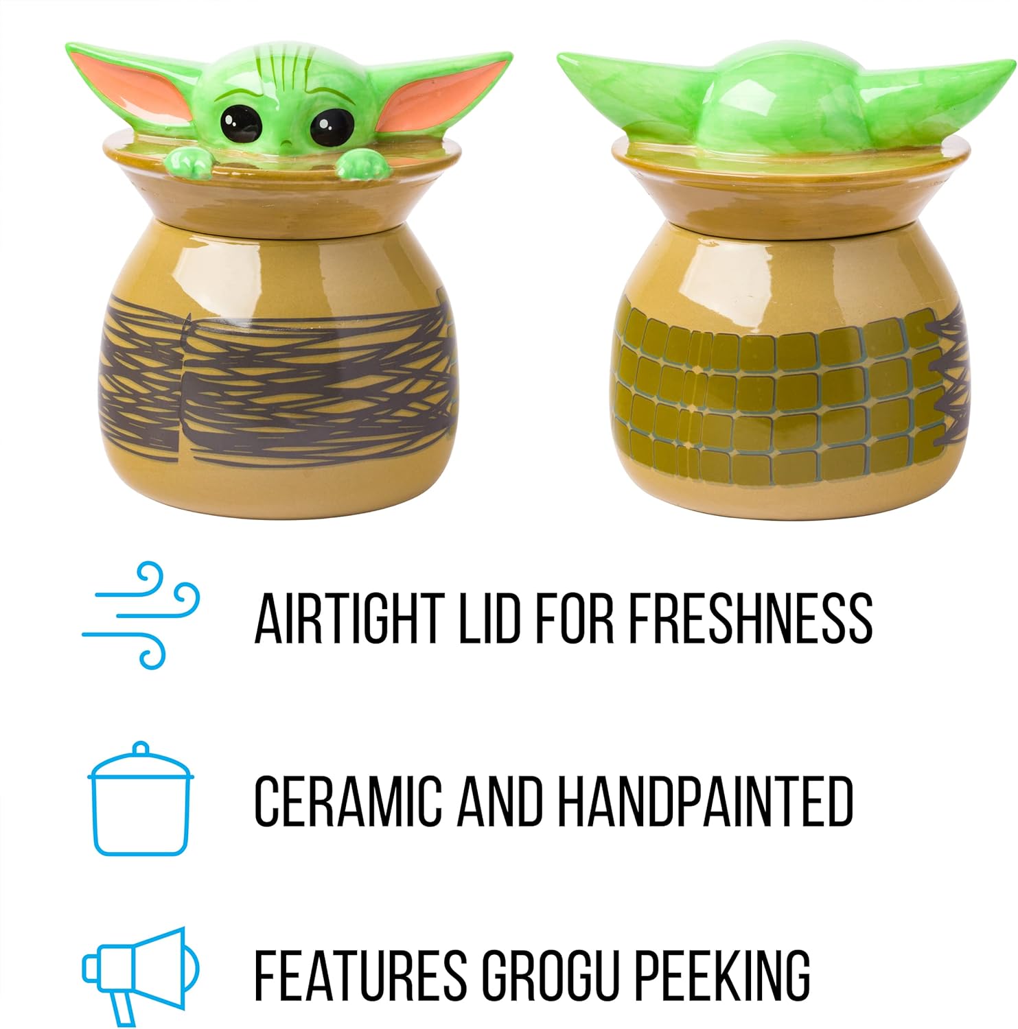 Buy Silver Buffalo Star Wars The Mandalorian The Child Grogu Baby Yoda ...