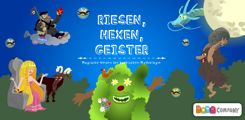 Giants, witches and genies: basque mythology interactive book:Amazon ...