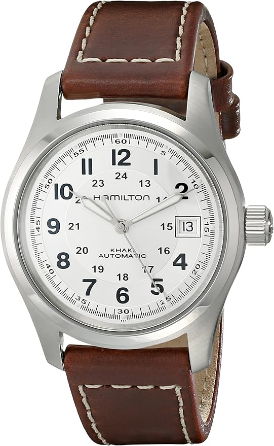 Amazon.com: Hamilton Men's HML-H70455553 Khaki Field Stainless Steel ...
